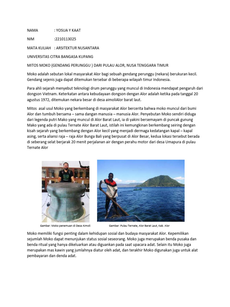 Tugas 1 ARsitektur Nusantara | PDF | Ilmu Sosial | Perjalanan