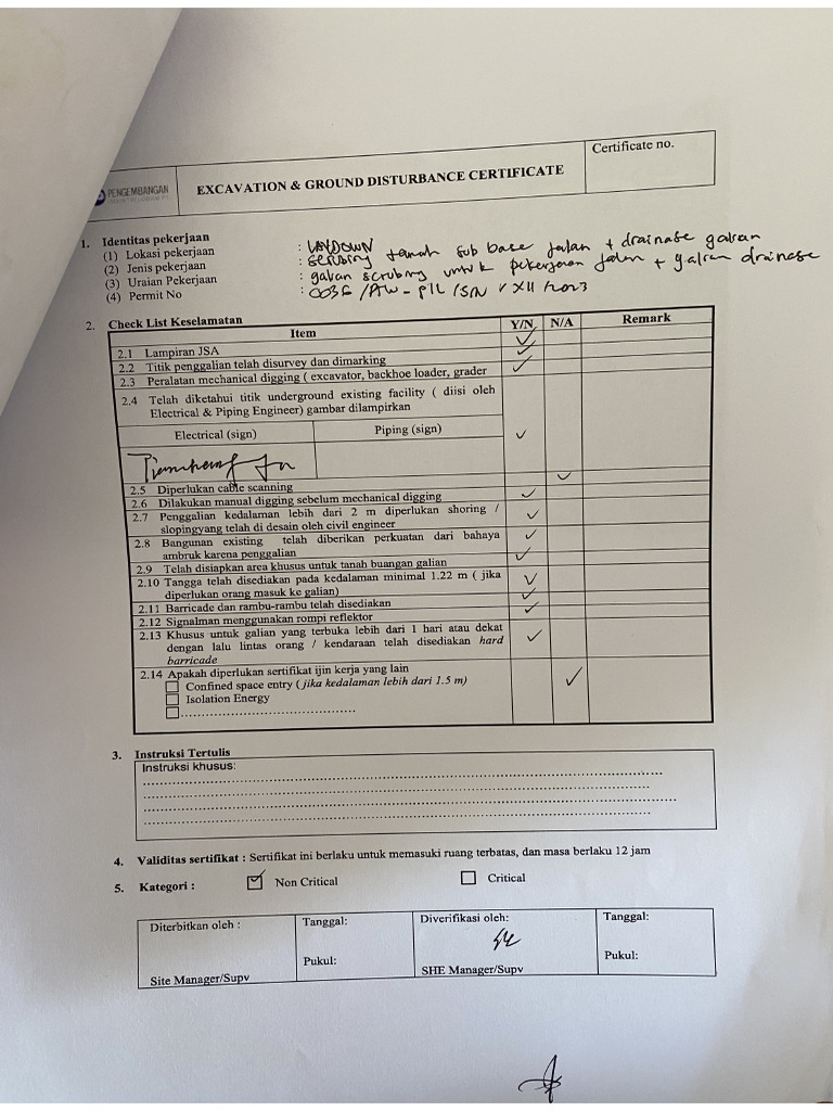 Excavation Laydown Area | PDF