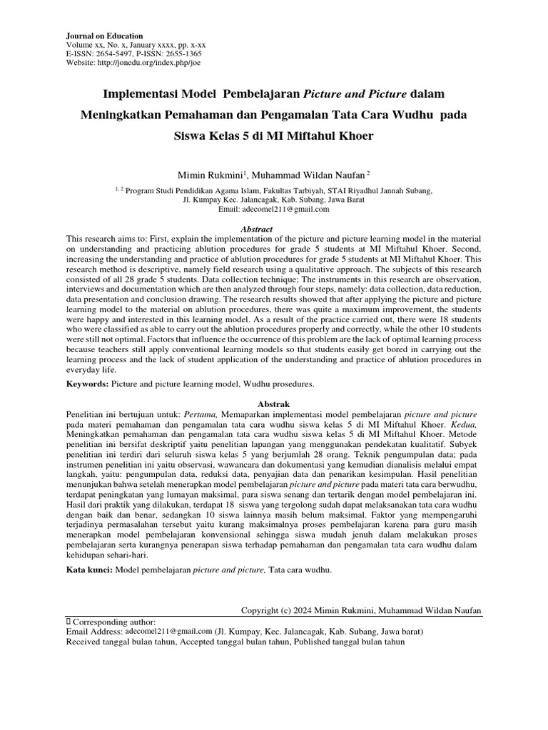 Jurnallllopan Mimin | PDF | Karier & Perkembangan