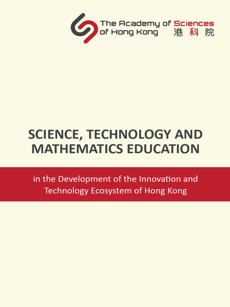 SCIENCE, TECHNOLOGY AND MATHEMATICS EDUCATION in The Development of The Innovation and ...