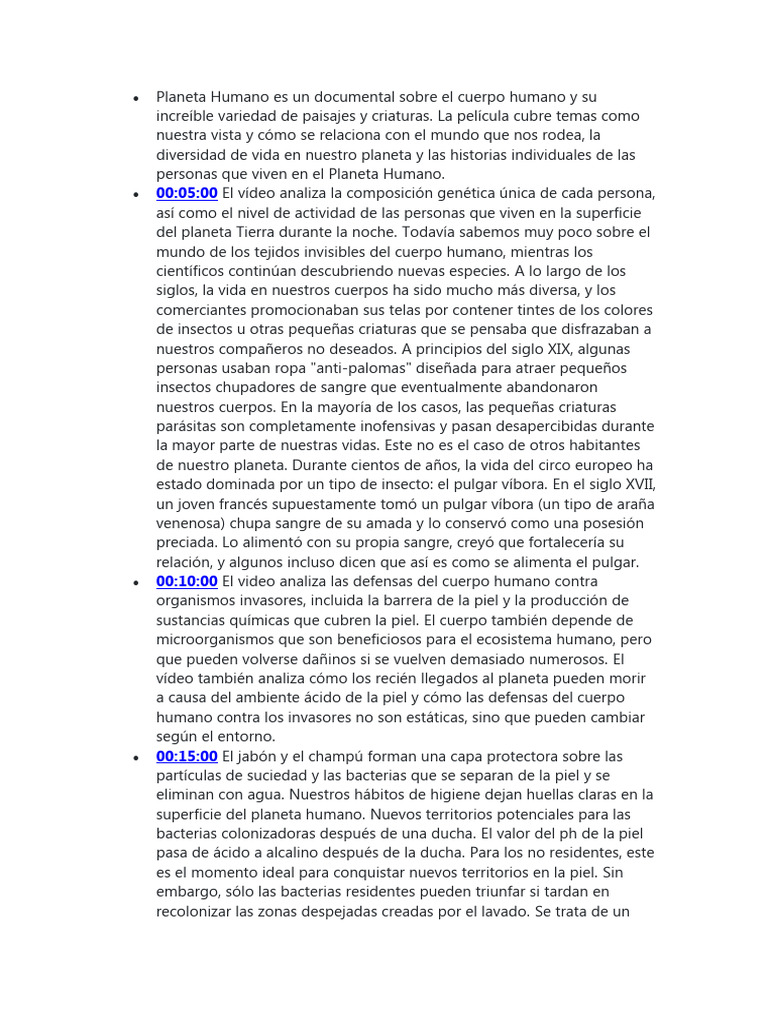 Planeta Humano Es Un Documental Sobre El Cuerpo Humano y Su Increíble ...
