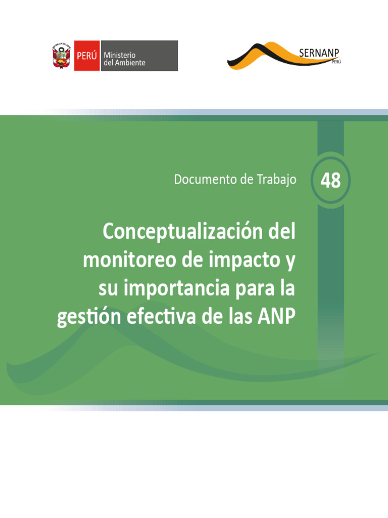 Documento 48 - Monitoreo | Descargar gratis PDF | Planificación | Evaluación