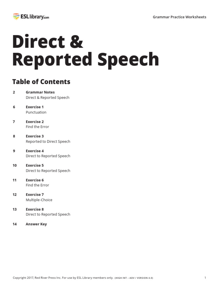 88 - Direct and Reported Speech - Can | PDF | Syntax | Semiotics