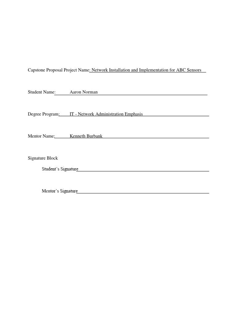 Network Installation and Implementation Proposal | PDF | Network Switch ...