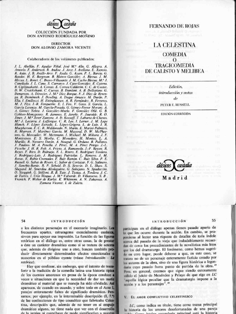 RUSSELL Peter - Introd A La Celestina (FRG) | PDF