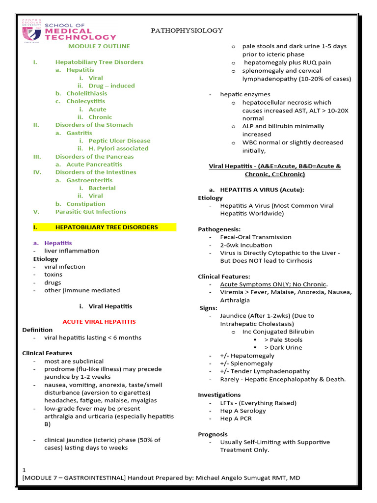 Module 7 | PDF | Hepatitis | Hepatitis B