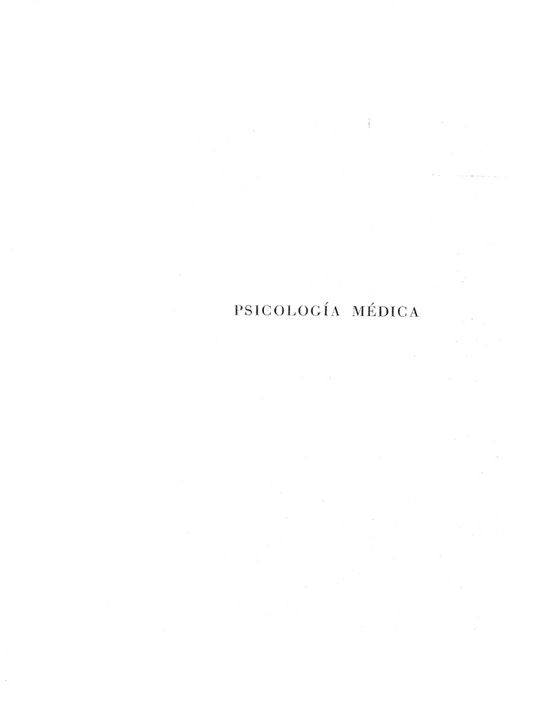 Ernst Kretschmer - Psicología Médica 2 | PDF
