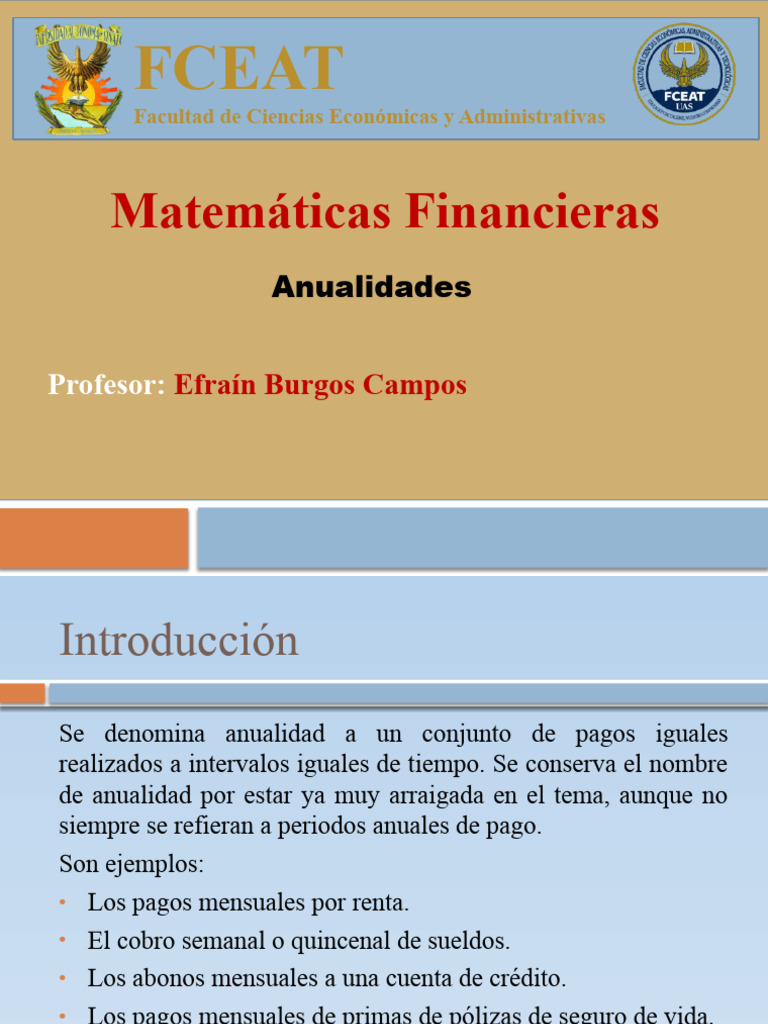ANUALIDADES | PDF