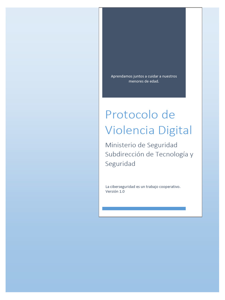 Protocolo de Prevención de Violencia Digital | PDF | Violencia