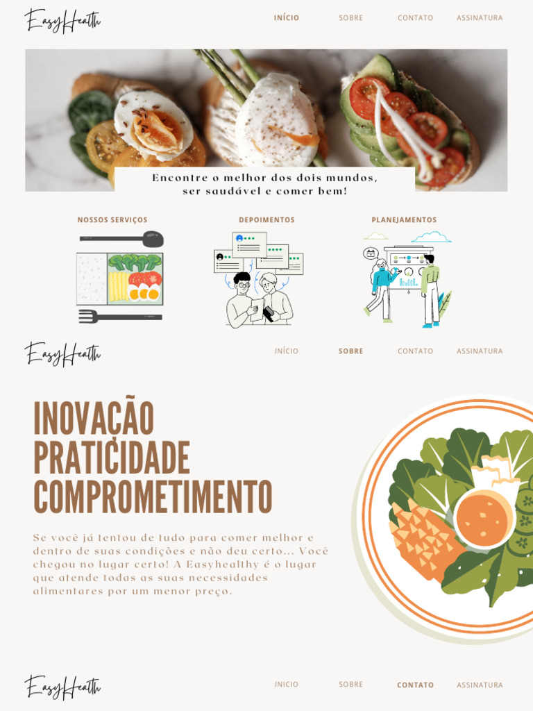 Beige Minimalist Creative Agency Website Desktop Prototype | PDF