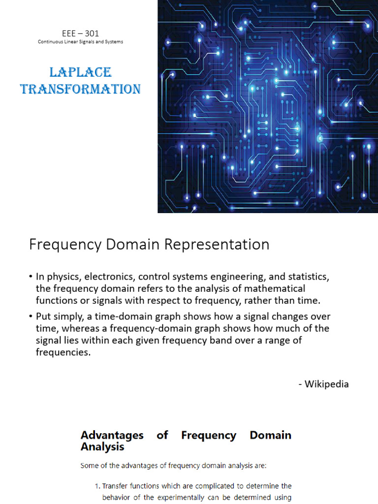 Laplace Transformation | PDF | Science & Mathematics | Computers