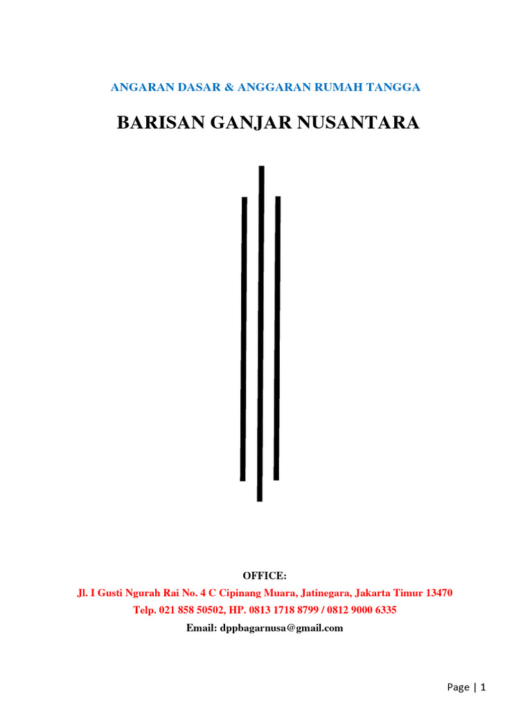 Ad Art Barisan Ganjar Nusantara | PDF | Karier & Perkembangan