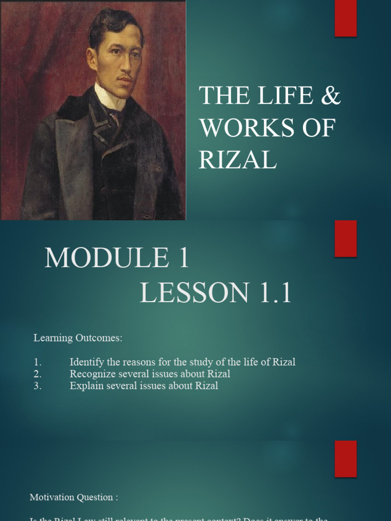 Rizal Module Lesson 1.1 | PDF | Bill (Law)