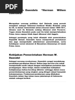 Kebijakan-Kebijakan Daendels | PDF