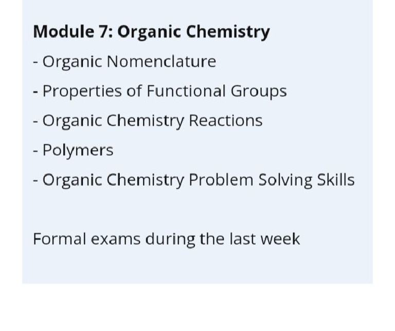 Module 7 Chemistry | PDF
