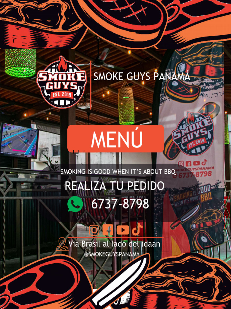 Smoke Menú (4) - Compressed | Descargar gratis PDF | Hamburguesas | Pancho