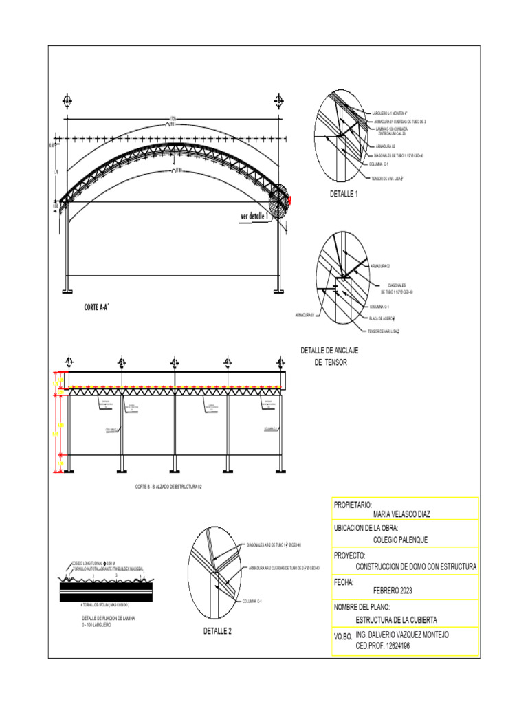 ESTRUCTURA DE LA CUBIERTA | PDF