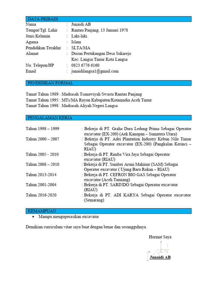 Curiculum Vitae | PDF