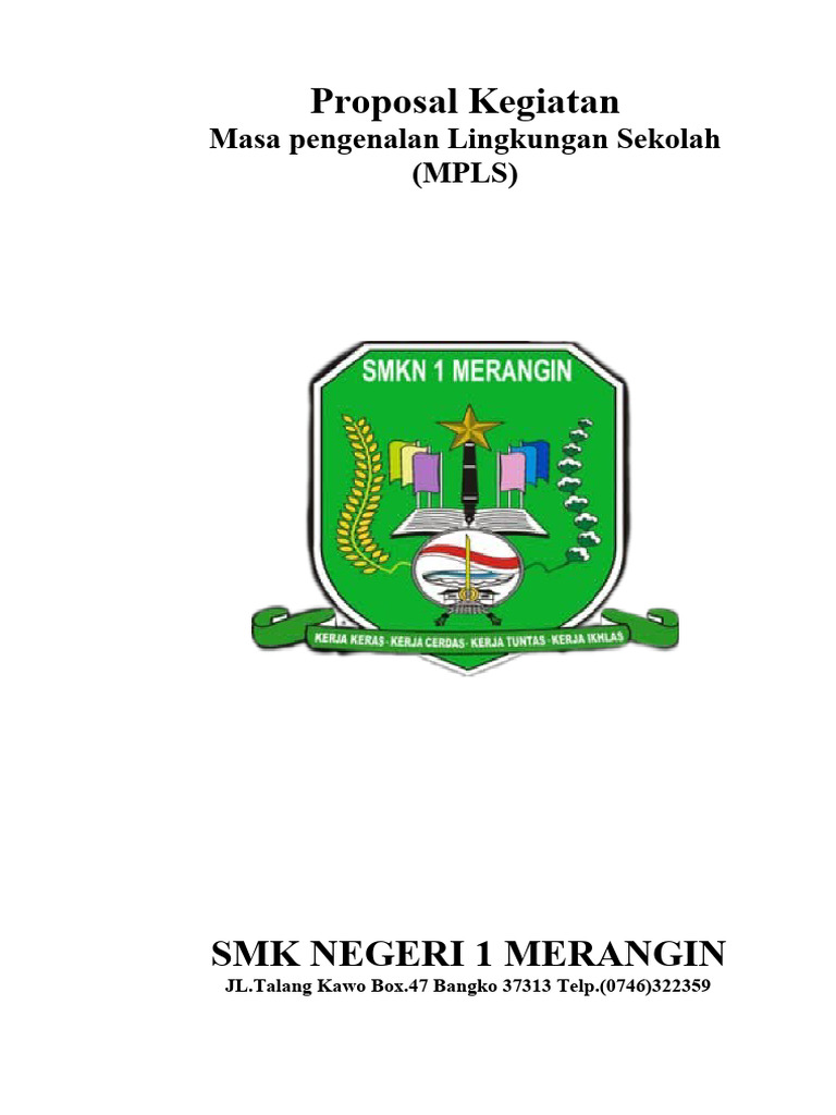 Proposal MPLS SMK Negeri 1 Merangin | PDF