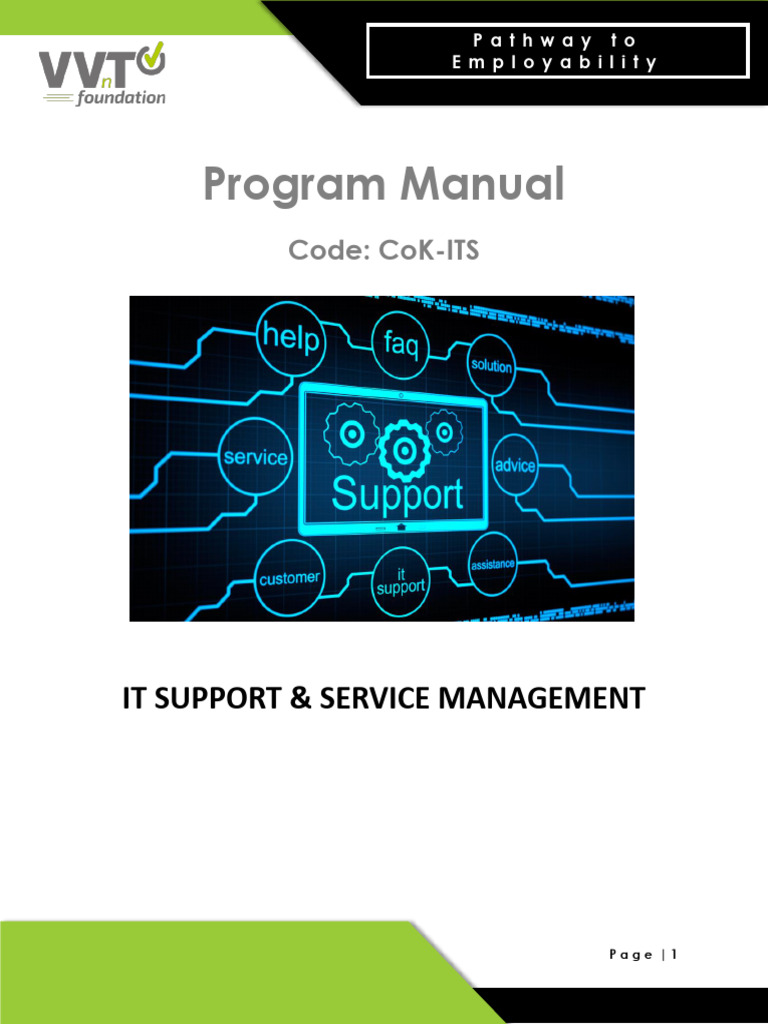 ITSM Program Mannual | PDF | Computer Data Storage | Input/Output