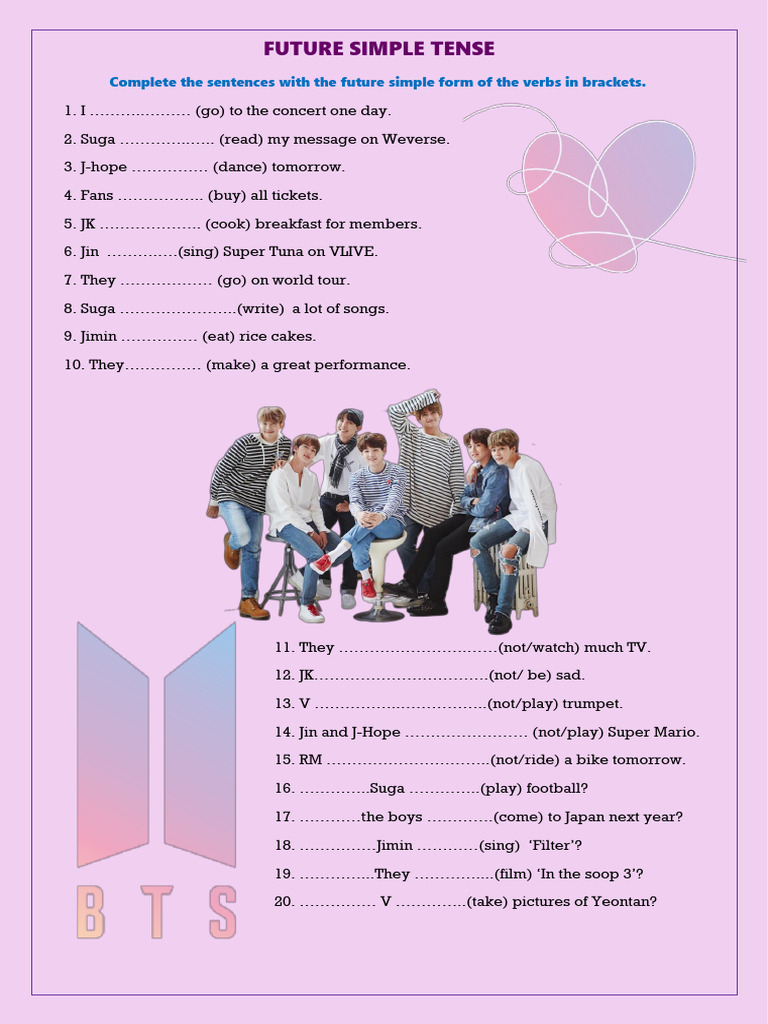 Activity Simple Future Pdf