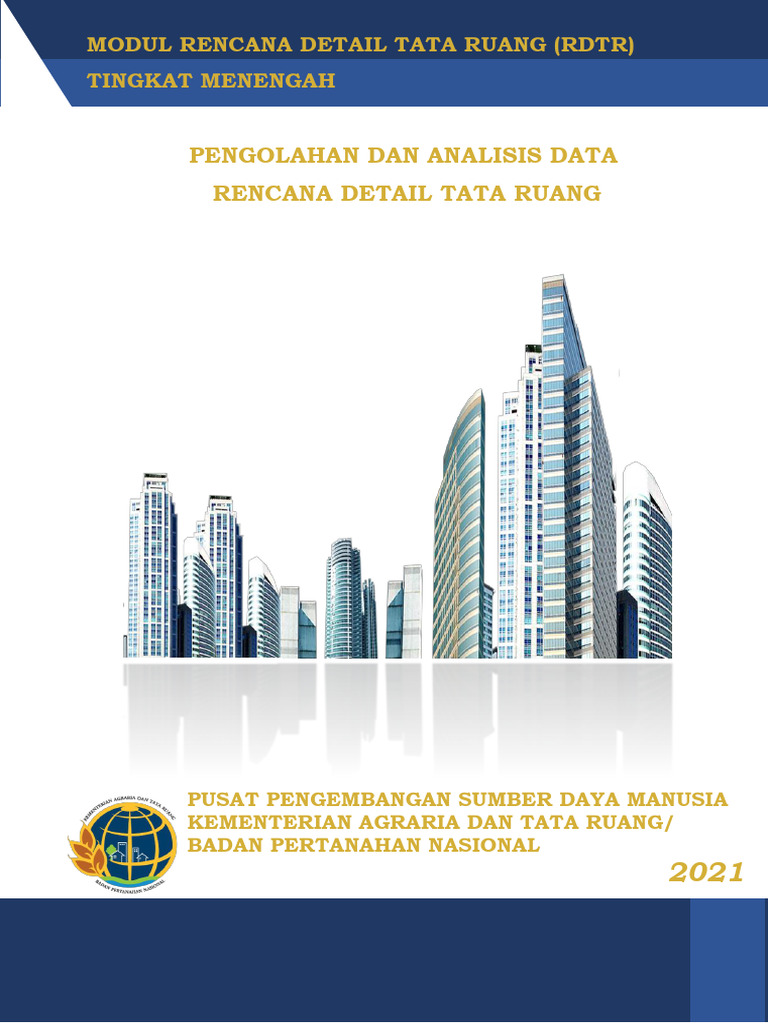 Modul Pengolahan Dan Analisis Data RDTR | PDF | Seni | Komputer