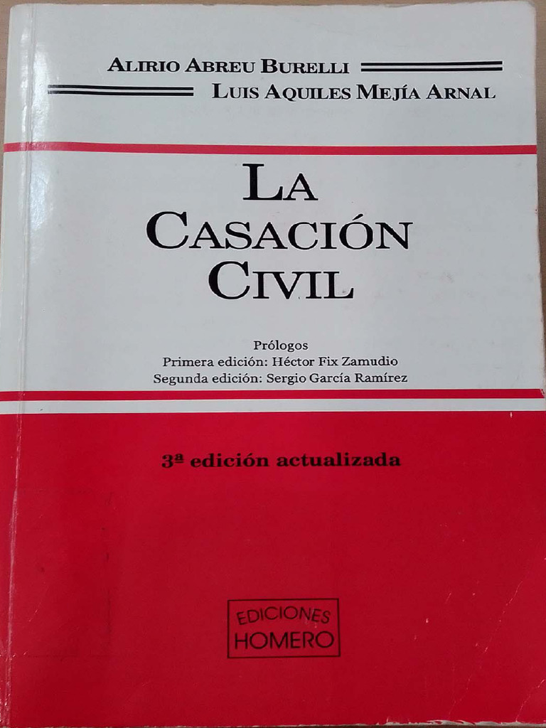 Libro La Casacion Civil Aquiles Mejias y Otros | PDF | Principios ... Libro La Casacion Civil Aquiles Mejias y Otros | PDF | Principios ...