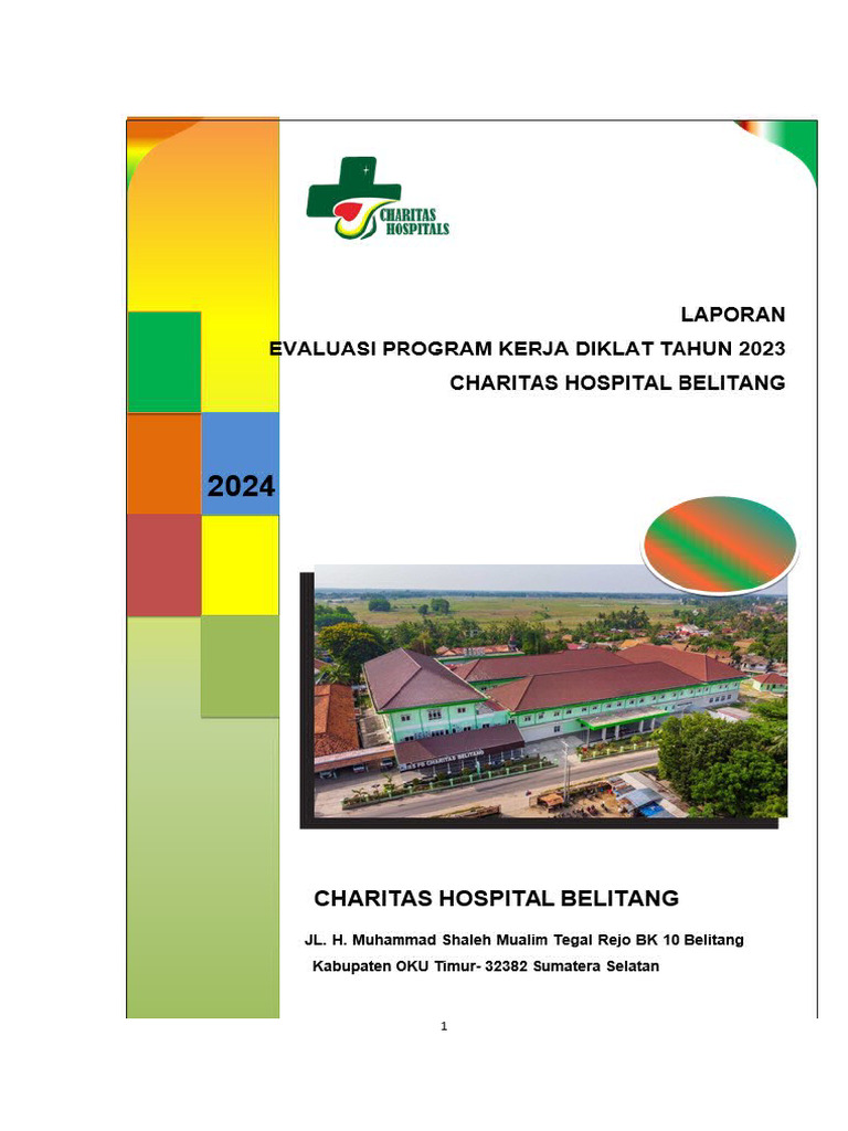 Laporan Evaluasi Kinerja Program Diklat Tahun 2023 | PDF