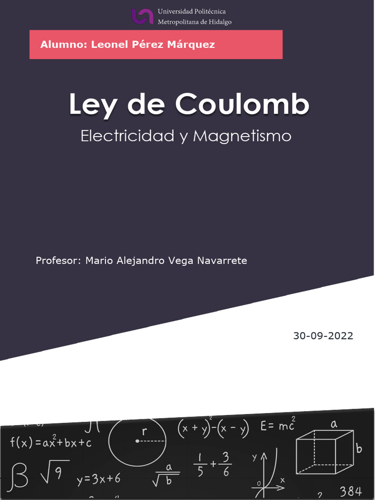 Ley Coulomb | Descargar gratis PDF | Fuerza | Gravedad