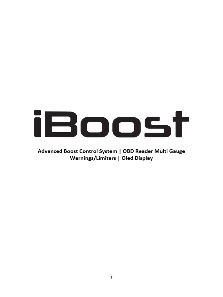 Iboost Manual v0.6 | Download Free PDF | Turbocharger | Electrical ...