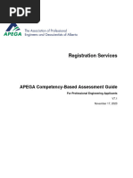 Competency Assessment Guide Apegs 2024 | PDF | Academic Degree | Engineer