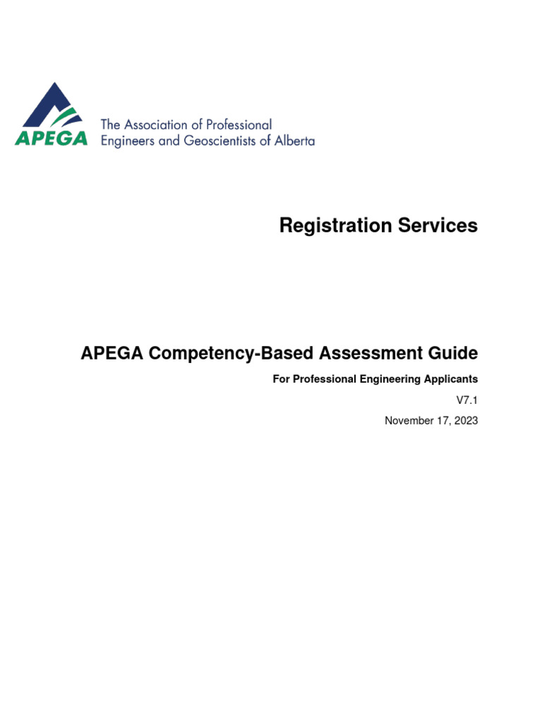 CBA User Guide | PDF | Engineering | Experience