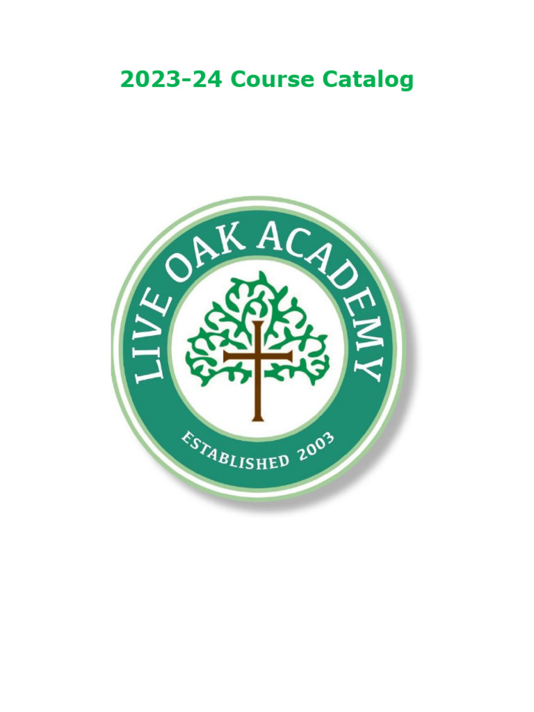 LOA Course Catalog2023 2024. | PDF