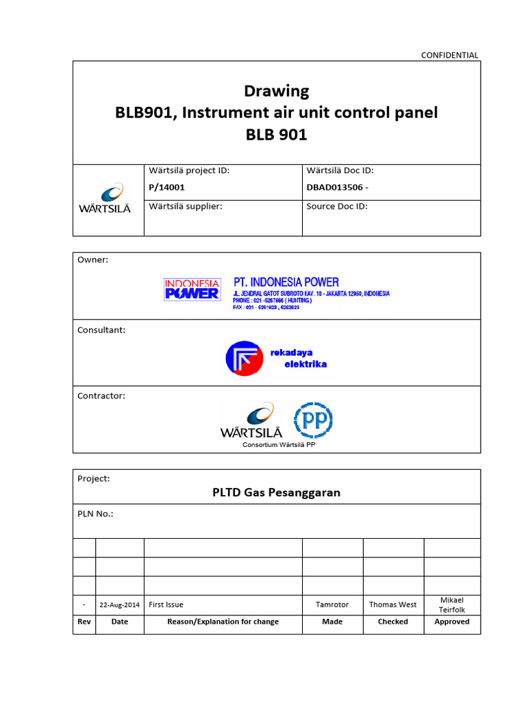 Wiring Panel Iac Rend - blb901 | PDF