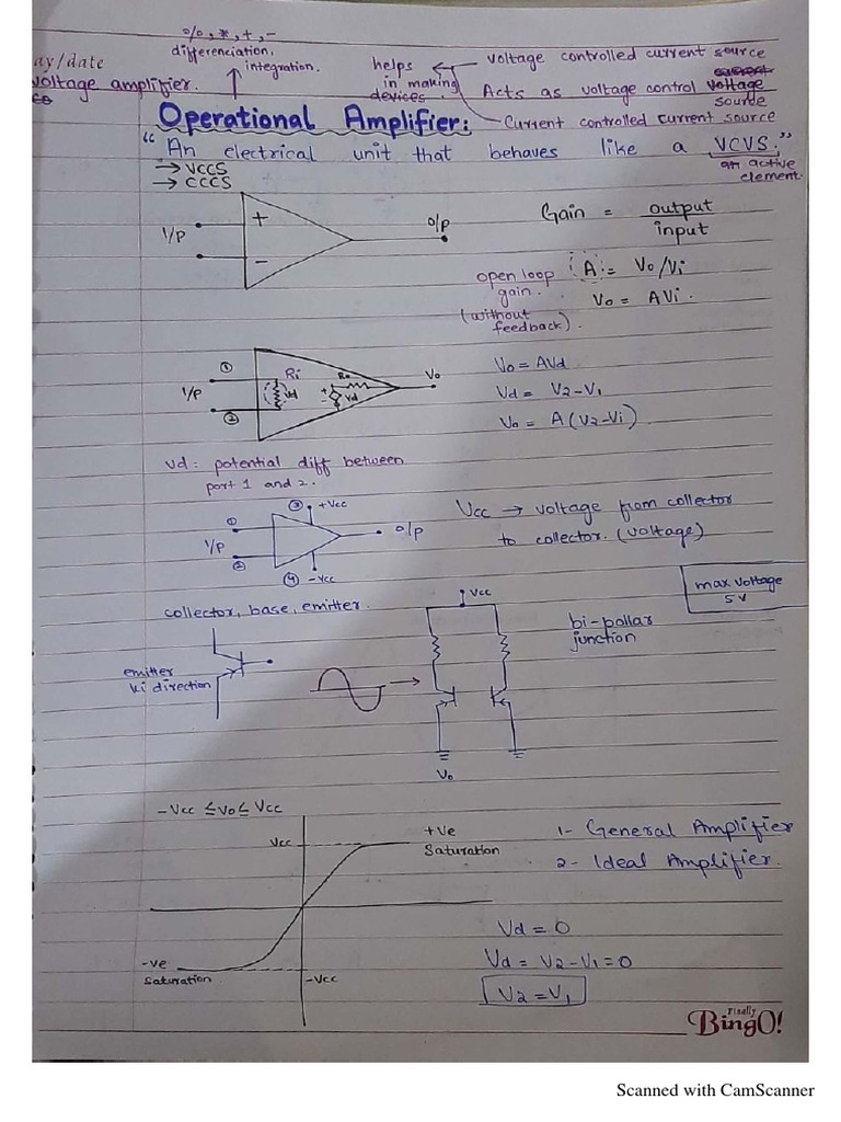 Op Amplifier | PDF