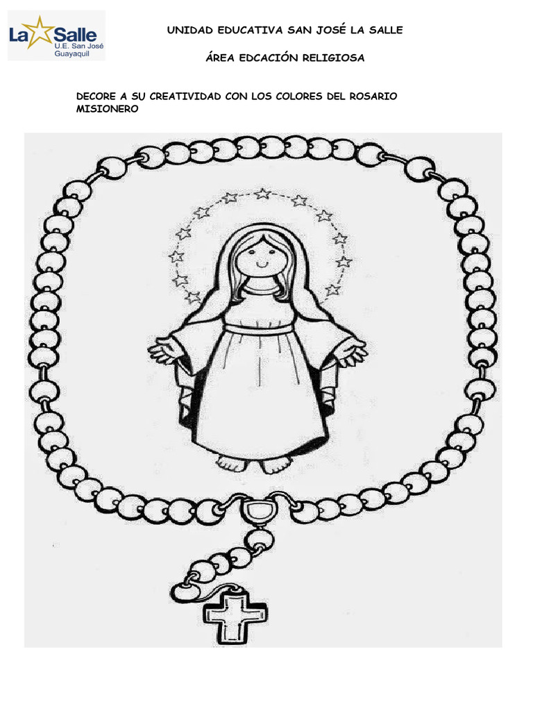 Rosario Misionero Para Decorar Pdf