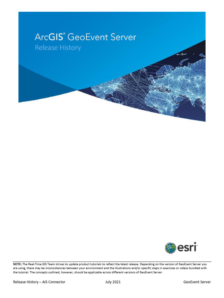 Release History | PDF | Arc Gis | Computer Programming