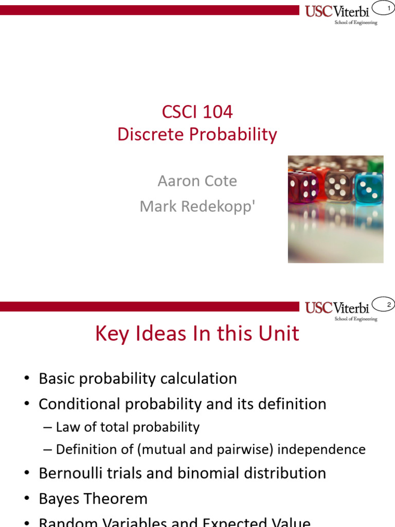 L18 Probability | PDF | Probability Distribution | Random Variable