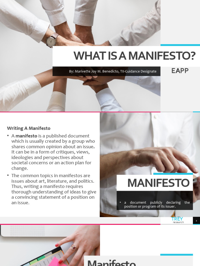 What is a Manifesto | PDF | Cognition