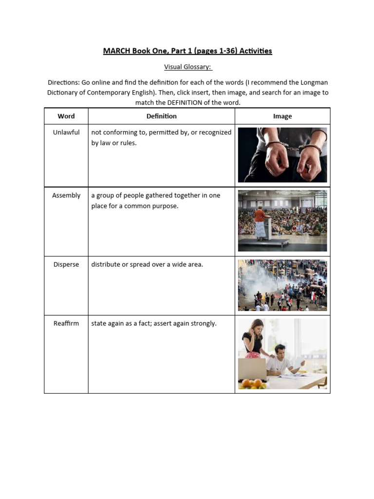 MARCH - Book 1 - Pt1 | PDF