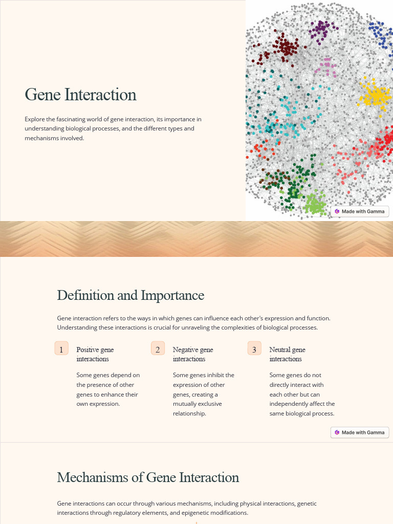 Gene Interaction | PDF