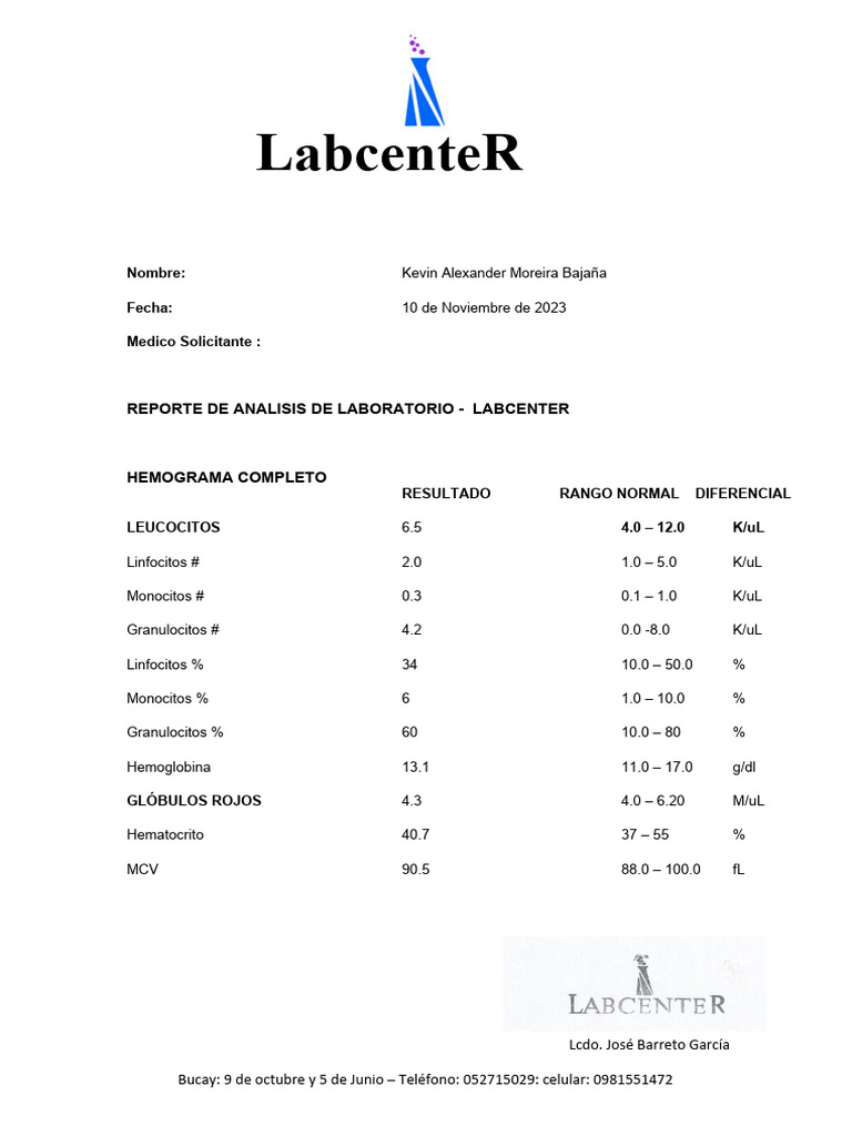 Kevin Moreira | PDF | Especialidades Medicas | Medicina CLINICA