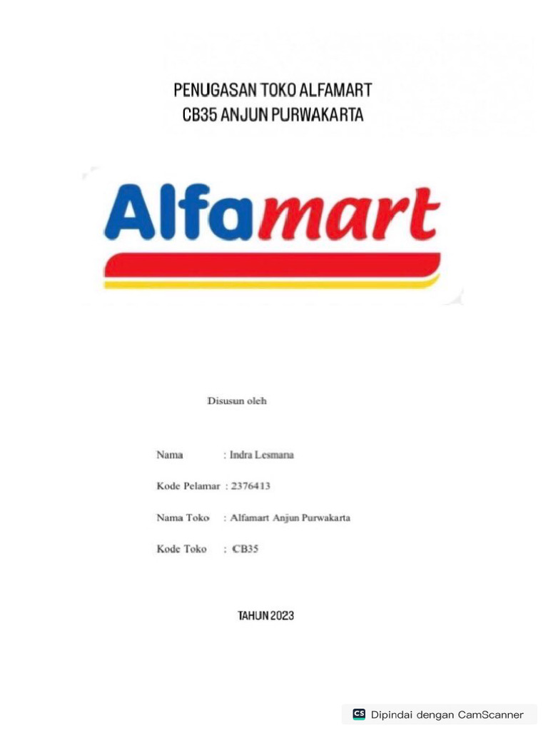 Indra Lesmana-2376413-Penugasan Toko | PDF