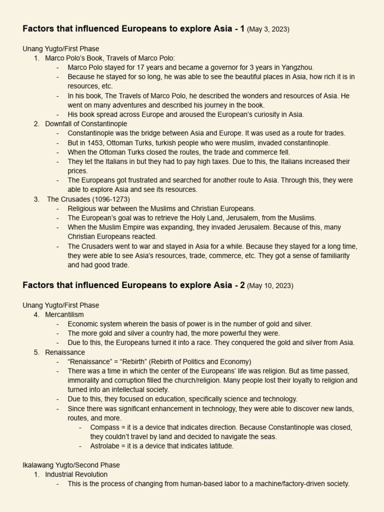 G7 Ap Notes Q4 | PDF