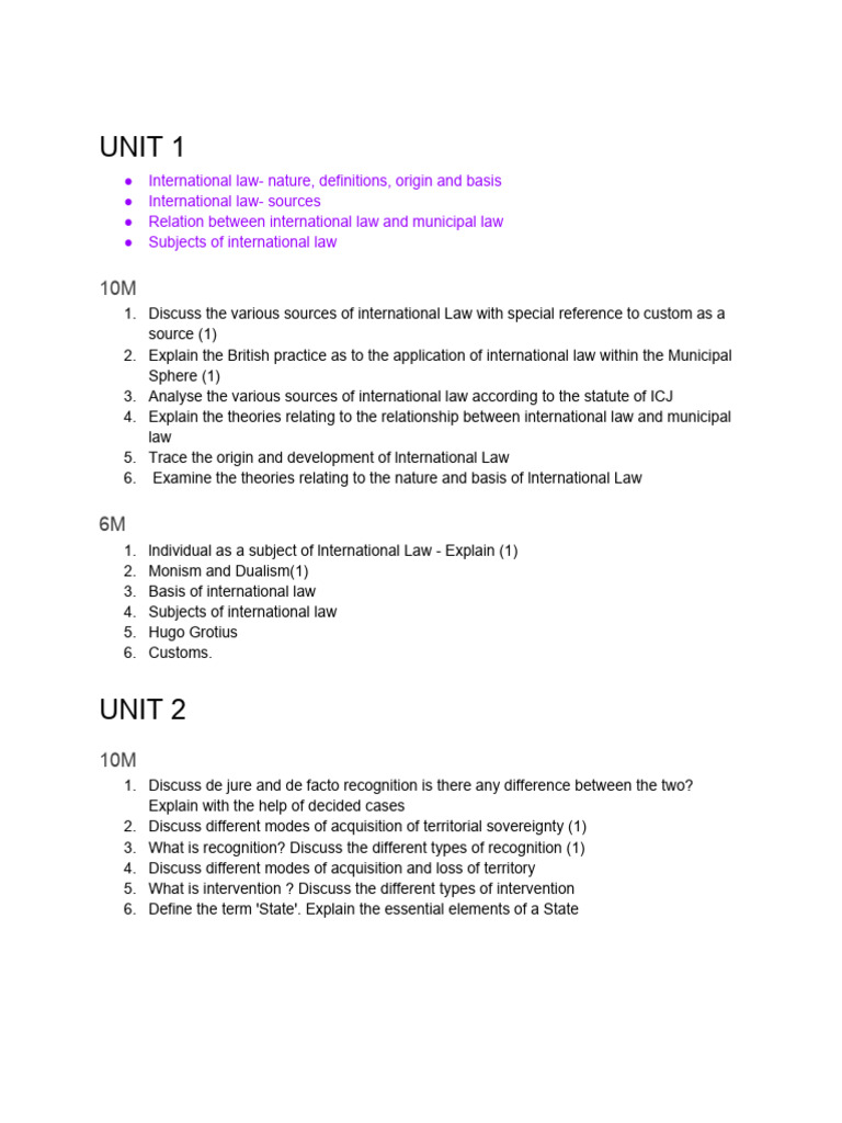 Unit 1 | PDF