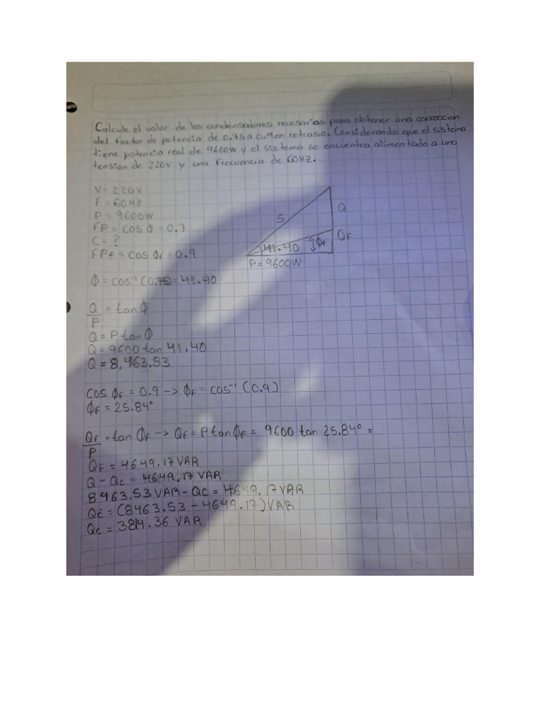 Actividad7 Factordepotencia Alexissebastian | PDF