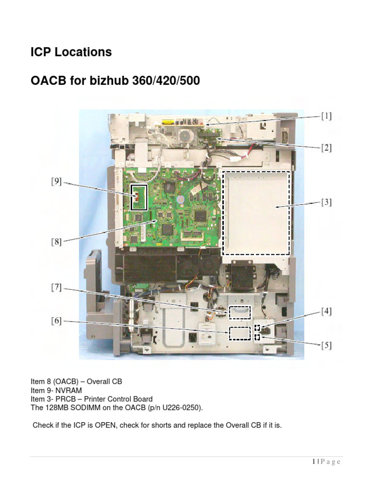 Icp And Connector Locations Pdf Image Scanner Computing