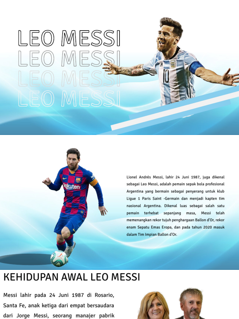 Lionel Messi Template | PDF