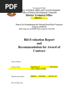 Tender Evaluation Report Template | PDF | Request For Proposal ...