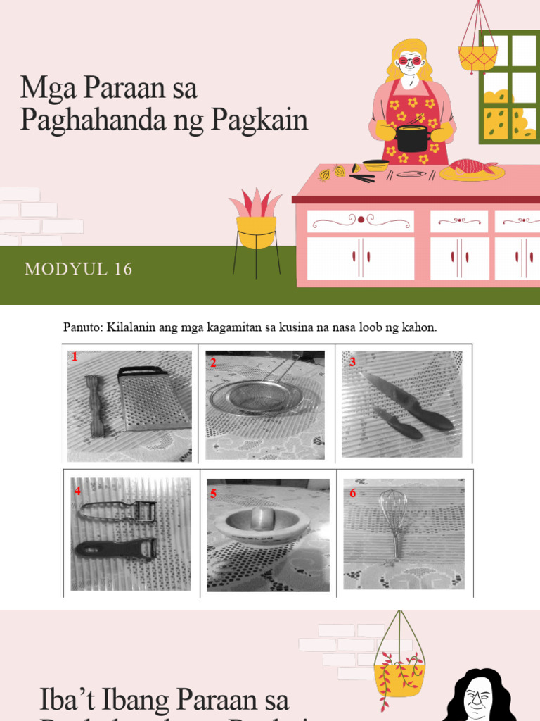 Modyul 16-Mga Paraan Sa Paghahanda NG Pagkain | PDF